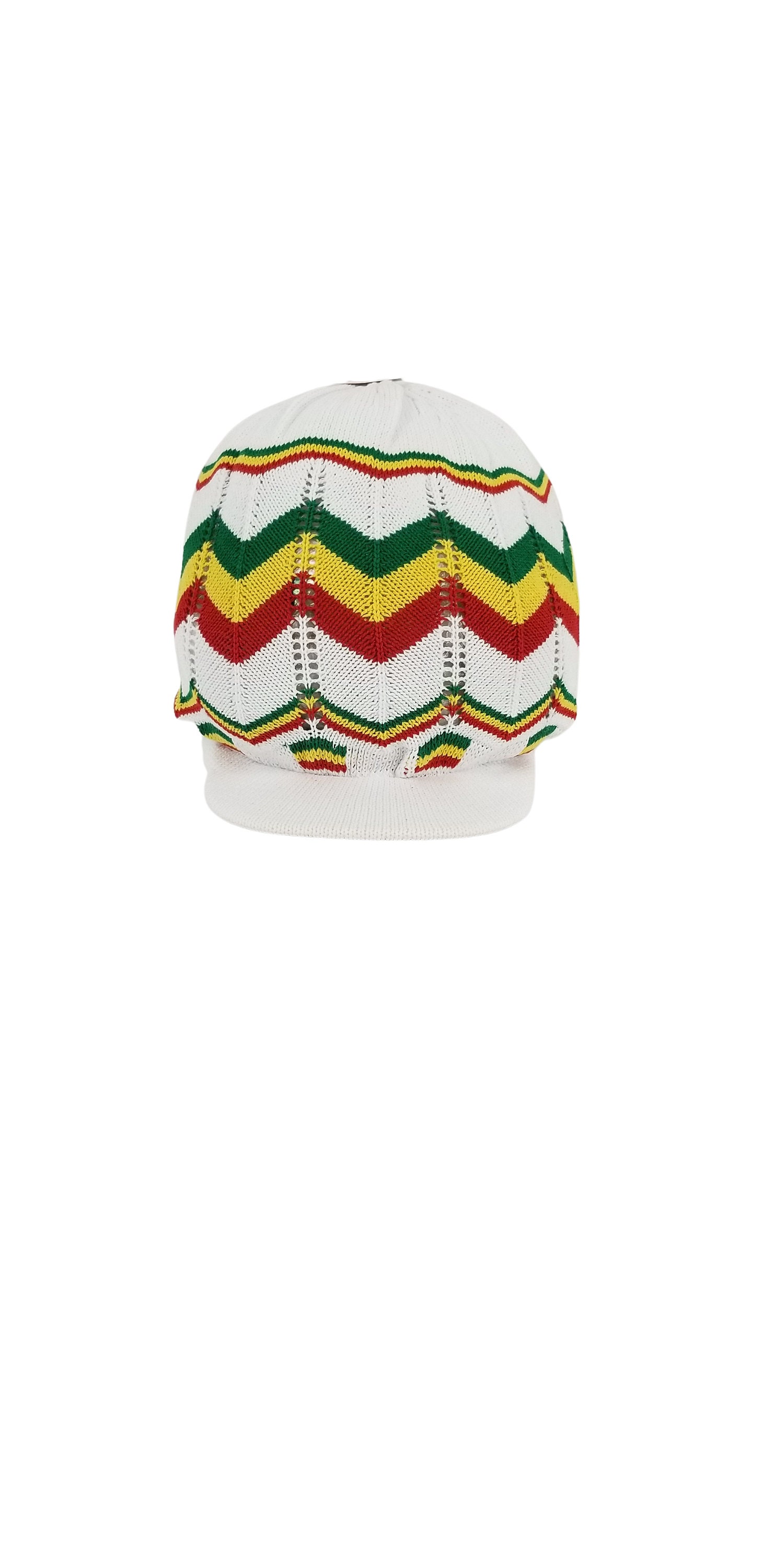 Rasta Crochet Slouchy Hat, Bob Marley Reggae Color Beanie Tam, Jamaican ...