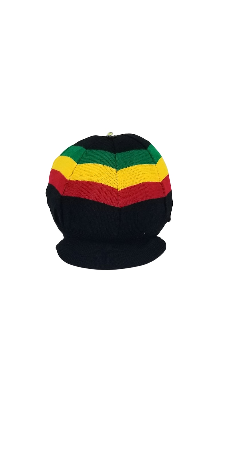 Rasta Crochet Slouchy Hat Bob Marley Reggae Color Beanie Tam - Etsy