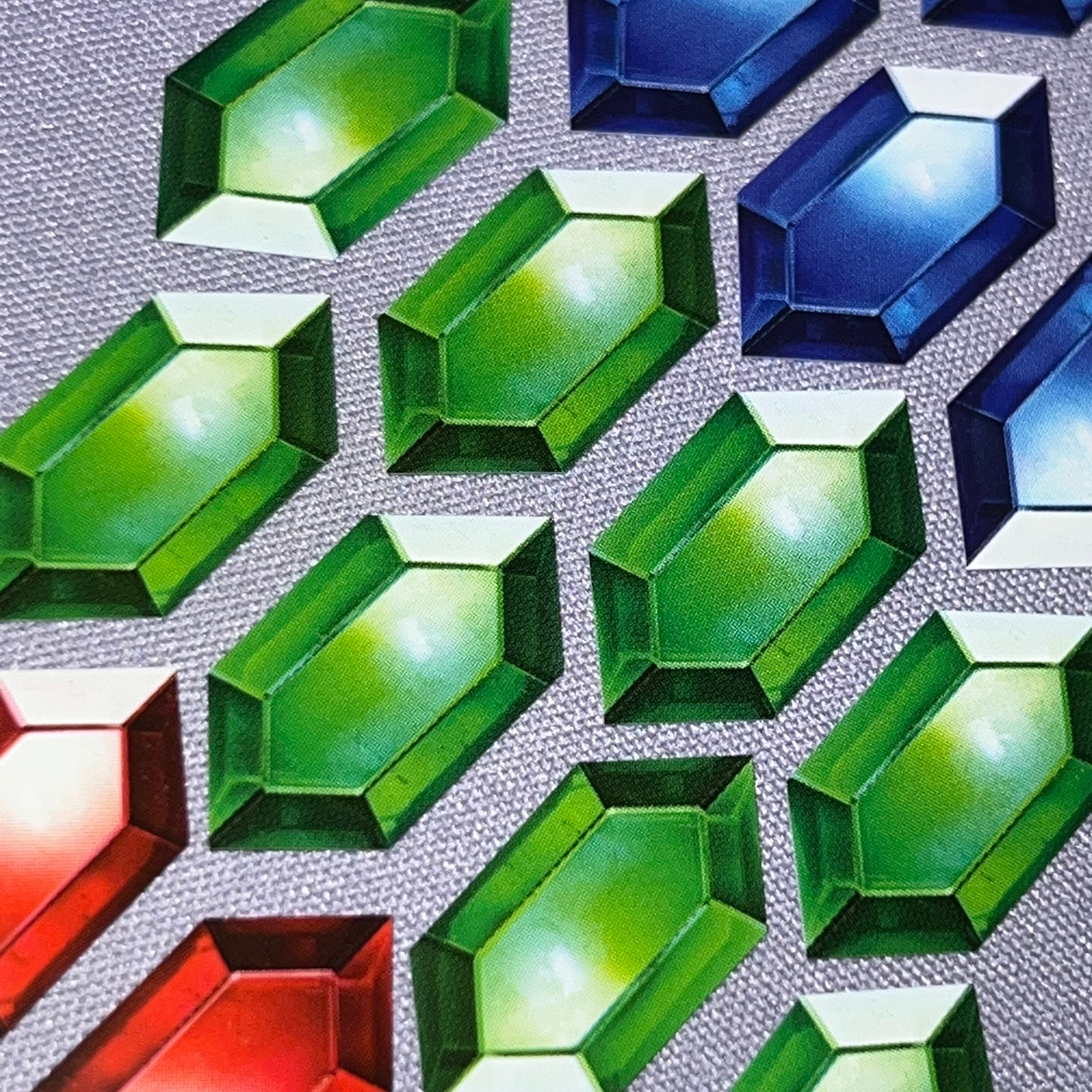 24 Red Blue and Green Rupee Rupees Legend of Zelda Money - Etsy