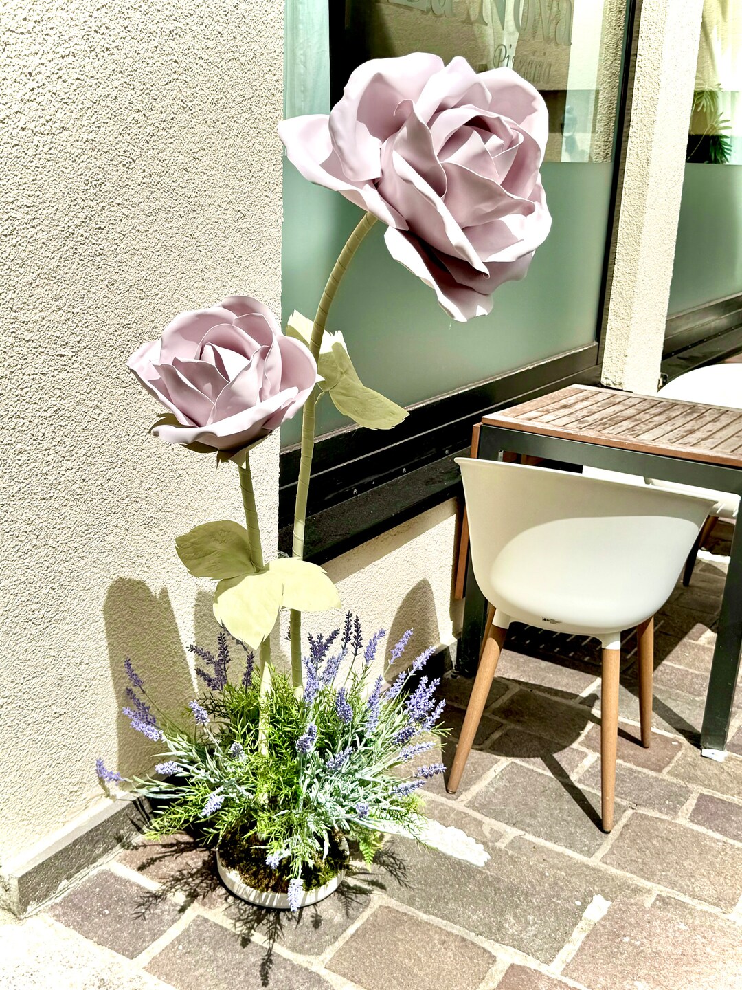 Giant Foam Rose Display: Lavender Pink, Photo Booth Prop - Etsy