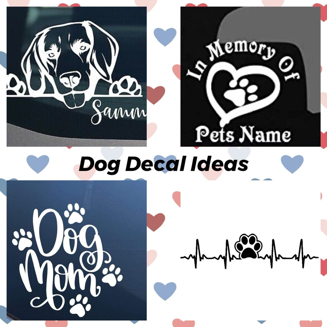 Custom Permanent Vinyl Decals - Etsy