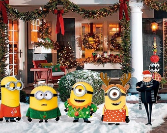 Minion Christmas Yard - Etsy