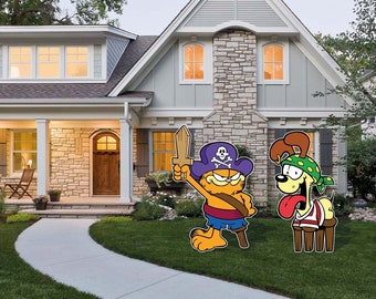 Garfield Yard Sign - Etsy