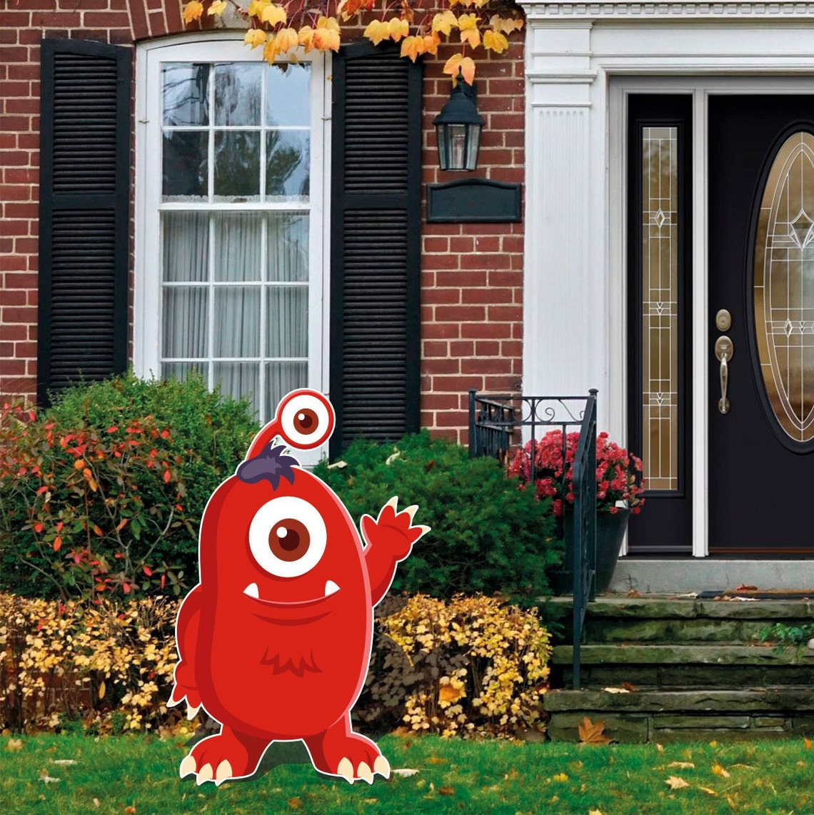 Monsters Halloween Cutout and Yard Sign - Etsy