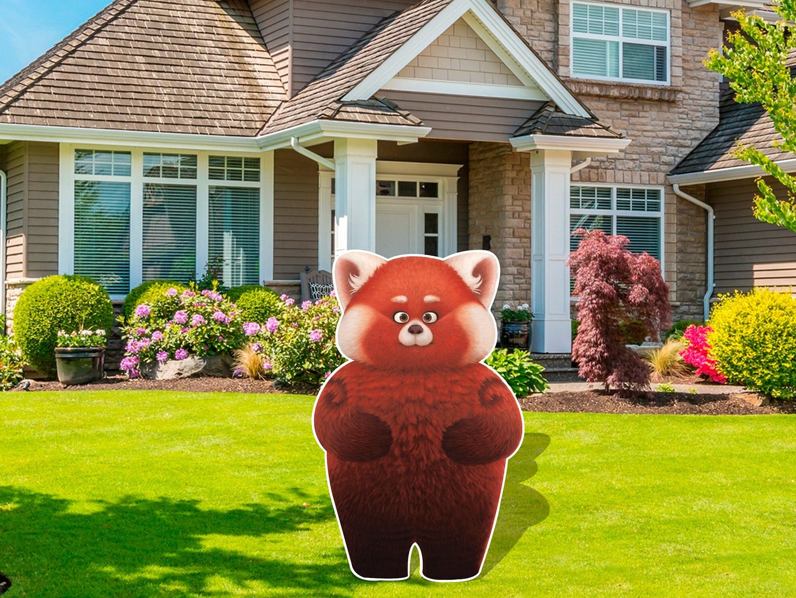 Turning Red Birthday Party Cutouts and Yard Signs - Etsy