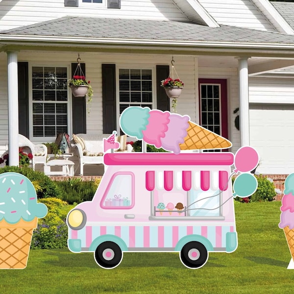 Ice Cream Cutout - Etsy