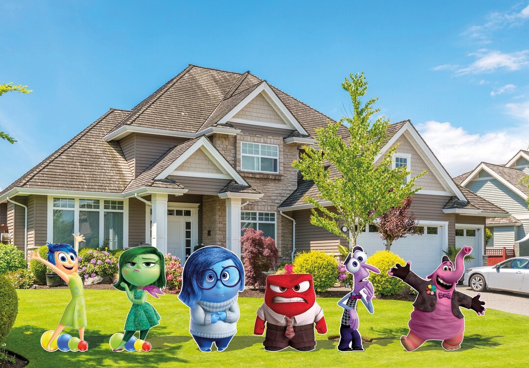 Inside Out Birthday Cutout and Yard Sign - Etsy