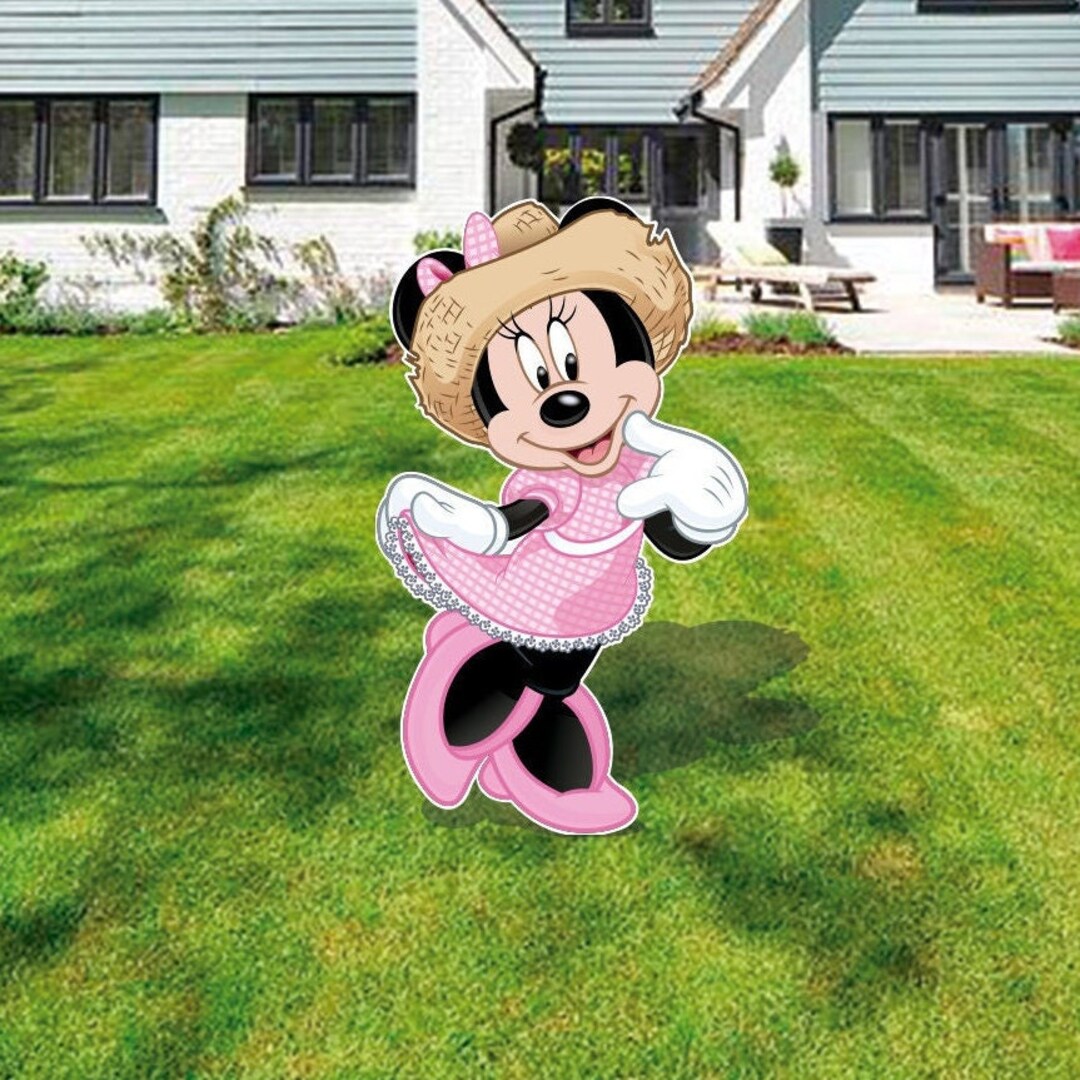 Minnie Farm Birthday Party Cutout and Yard Sign - Etsy