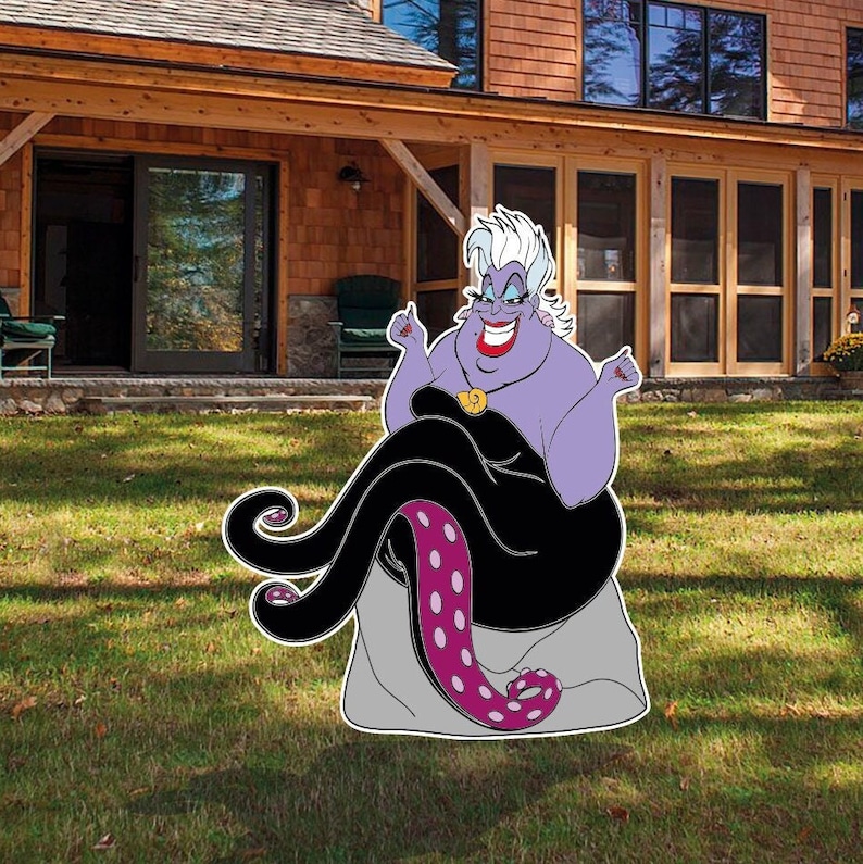 Ursula and Eels Cutout and Yard Sign - Etsy