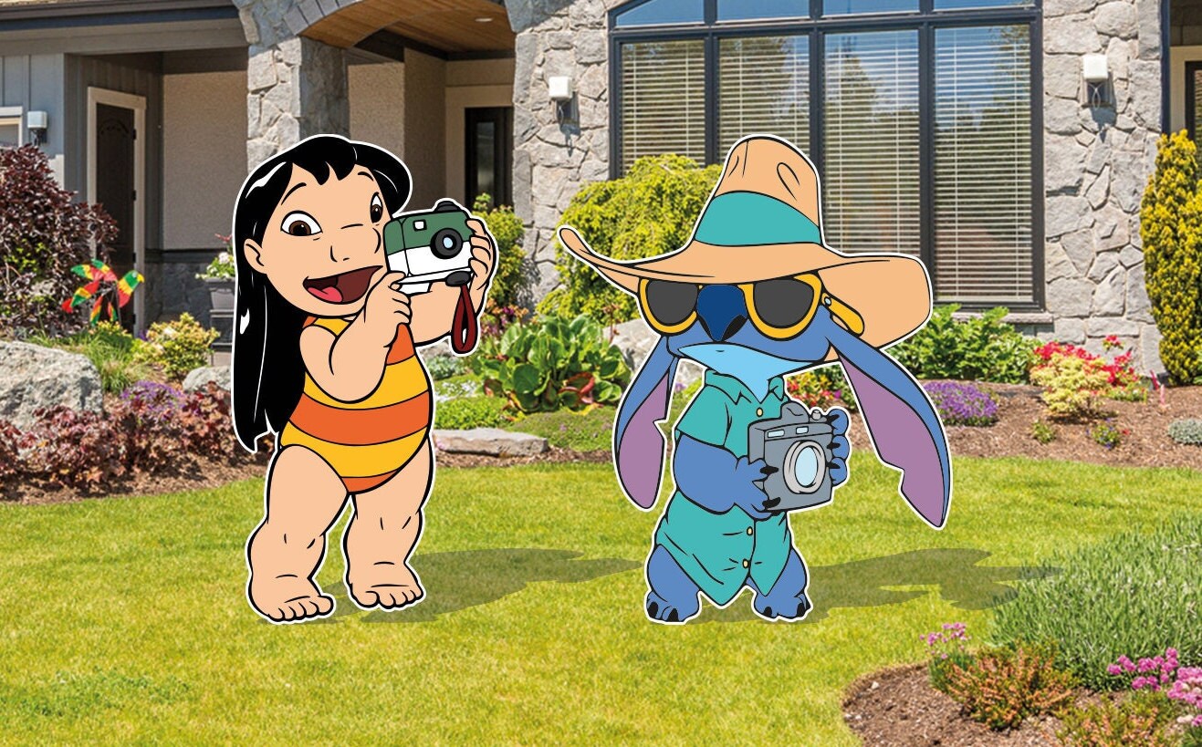 Lilo & Stitch Cutouts, Lilo, Stitch, Lilo Stitch Yard Signs, Lilo and ...