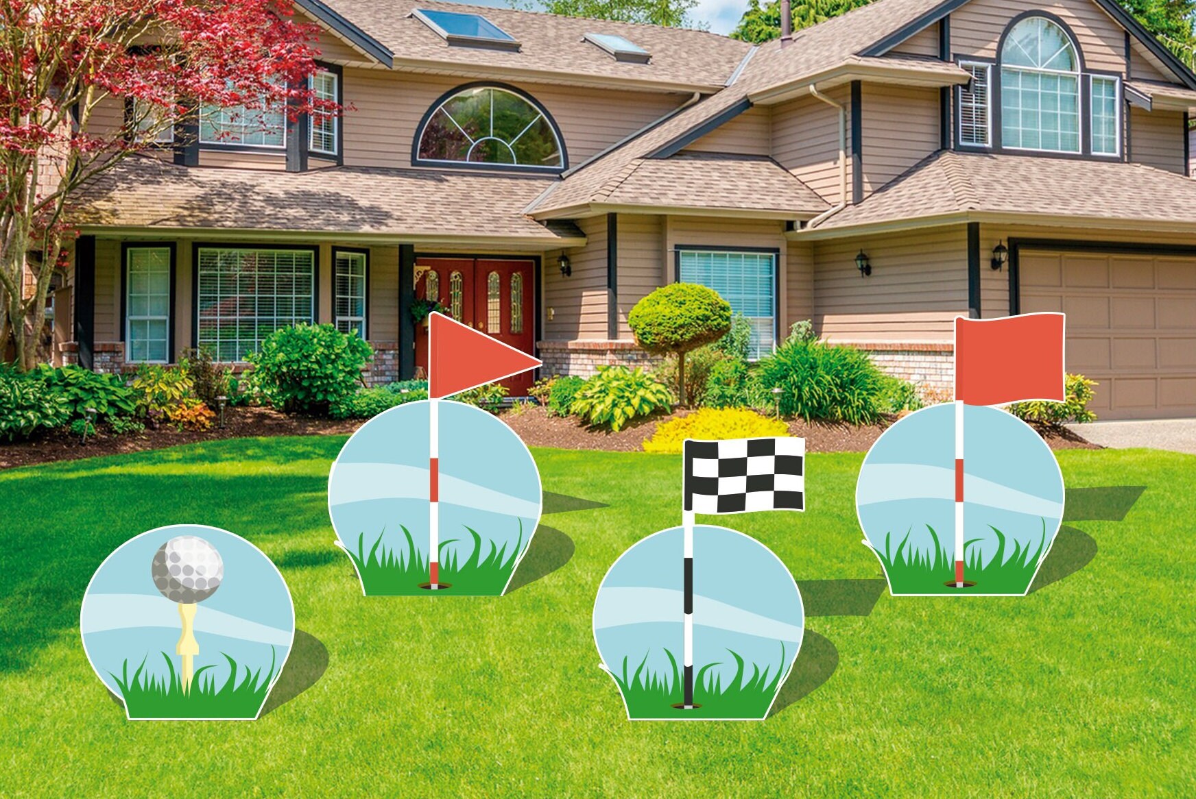 Goofy Golf Birthday Cutout and Yard Sign - Etsy