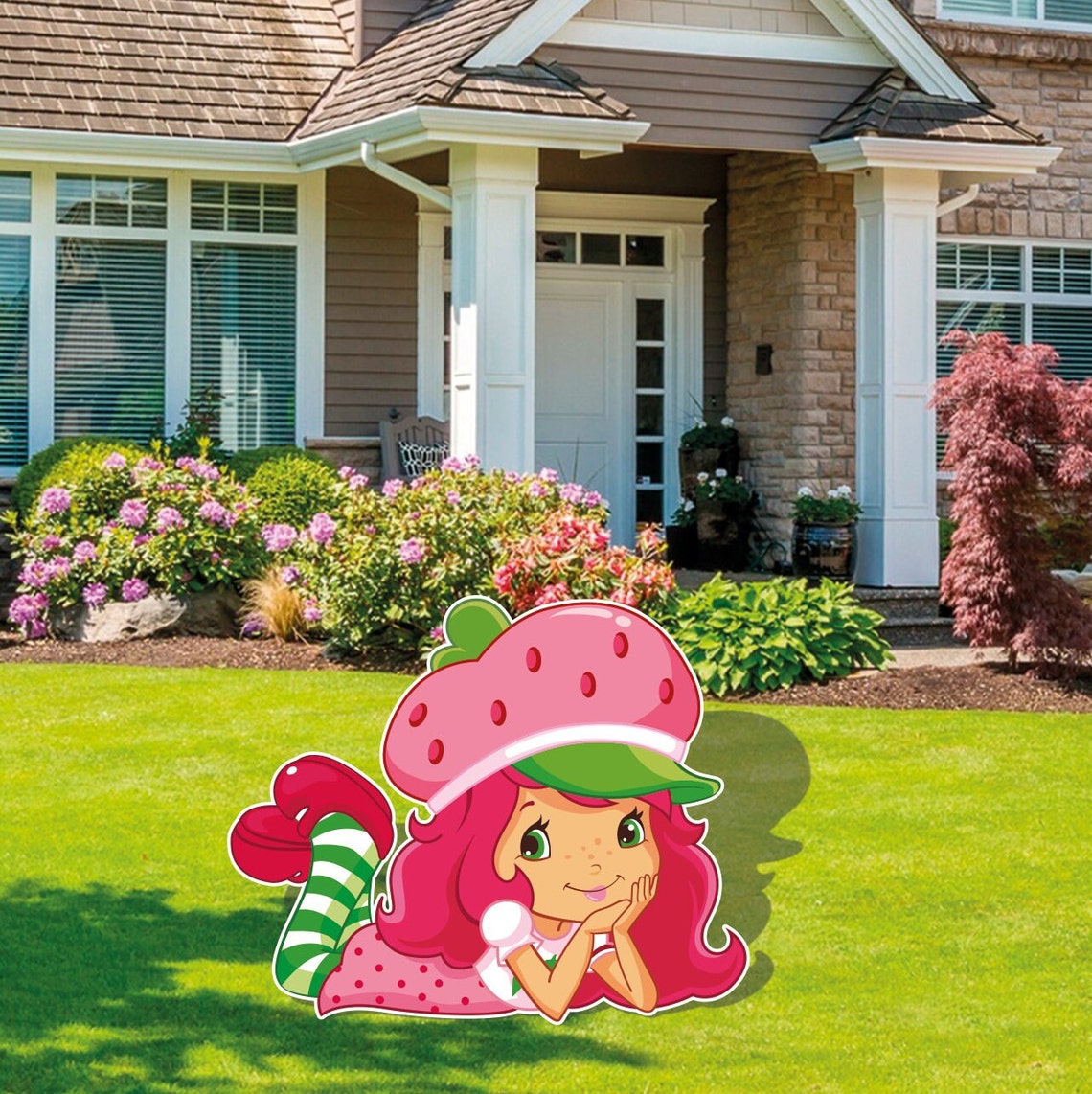 Strawberry Shortcake Birthday Cutouts and Yard Signs - Etsy