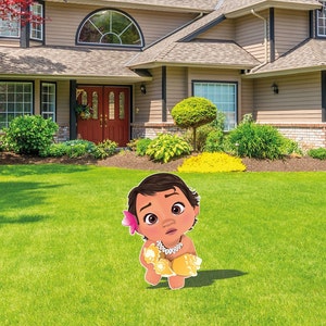Moana & Friends Birthday Cutouts and Yard Signs - Etsy