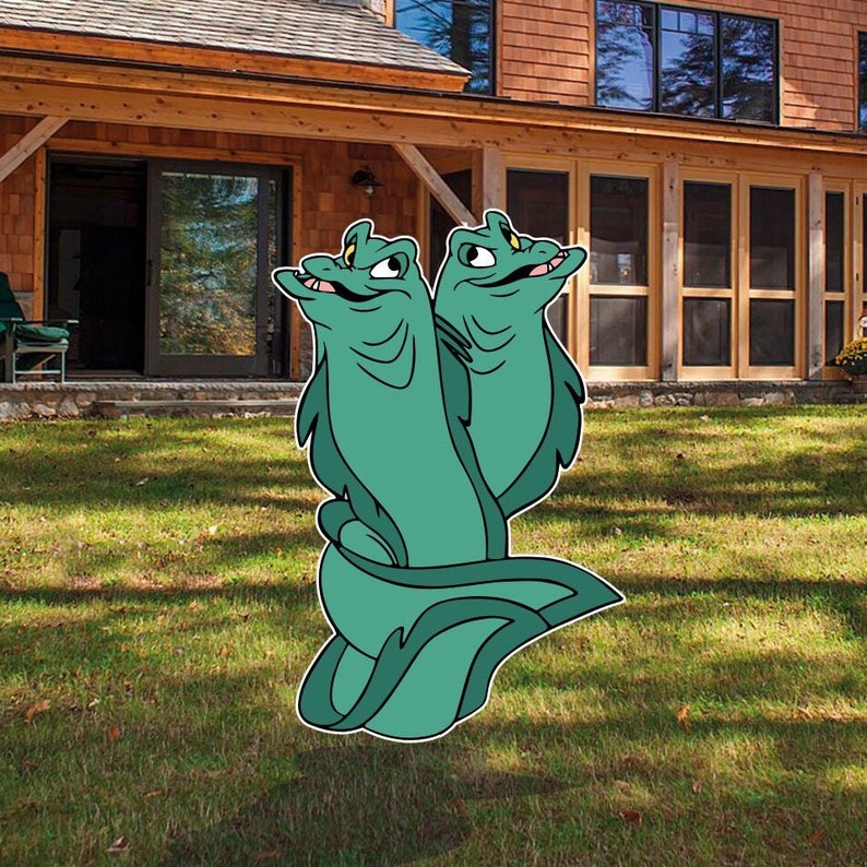 Ursula and Eels Cutout and Yard Sign - Etsy
