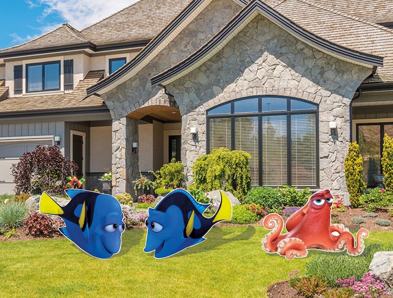 Nemo Birthday Cutout and Yard Sign - Etsy
