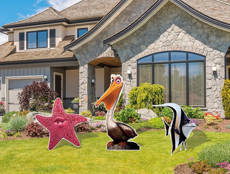 Nemo Birthday Cutout and Yard Sign - Etsy