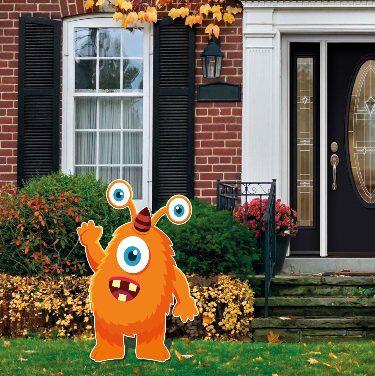 Monsters Halloween Cutout and Yard Sign - Etsy