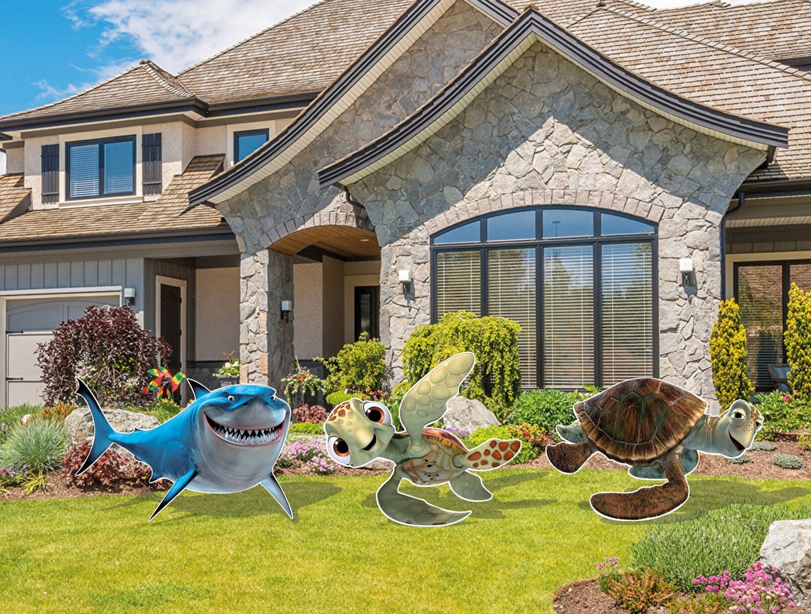 Nemo Birthday Cutout and Yard Sign - Etsy
