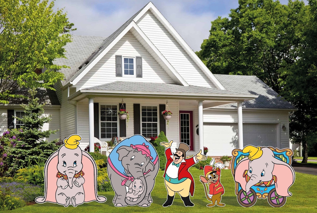 Dumbo Cutouts and Yard Signs - Etsy