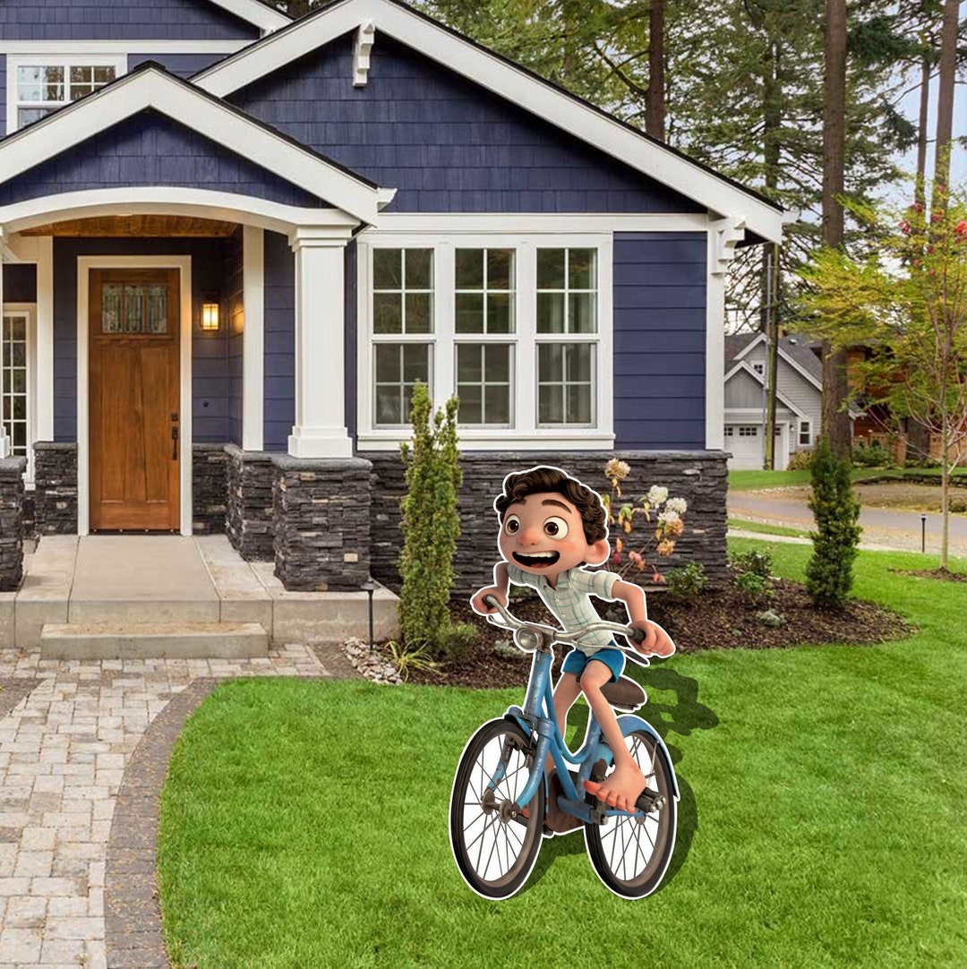 Luca's Bicycle Birthday Party Cutouts and Yard Signs - Etsy