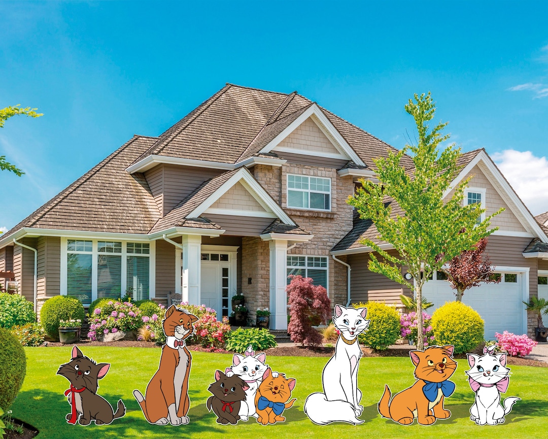 The Aristocats Cutout and Yard Sign - Etsy