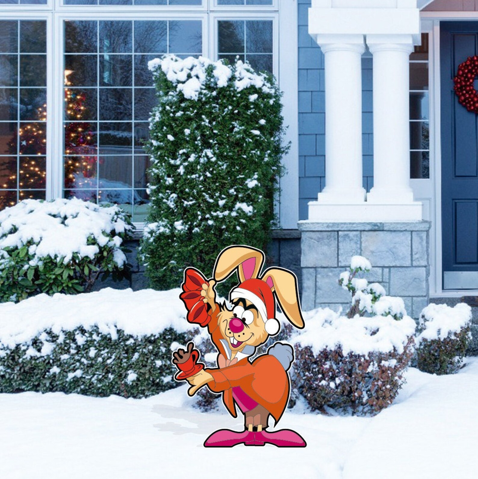 Alice in Wonderland Christmas Cutout and Yard Sign - Etsy