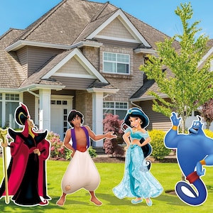 Aladdin Birthday Cutout and Yard Sign - Etsy