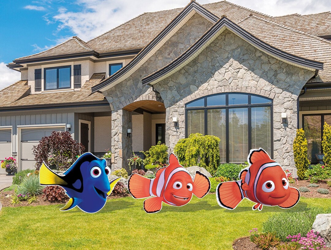 Nemo Birthday Cutout and Yard Sign - Etsy