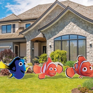 Nemo Birthday Cutout and Yard Sign - Etsy
