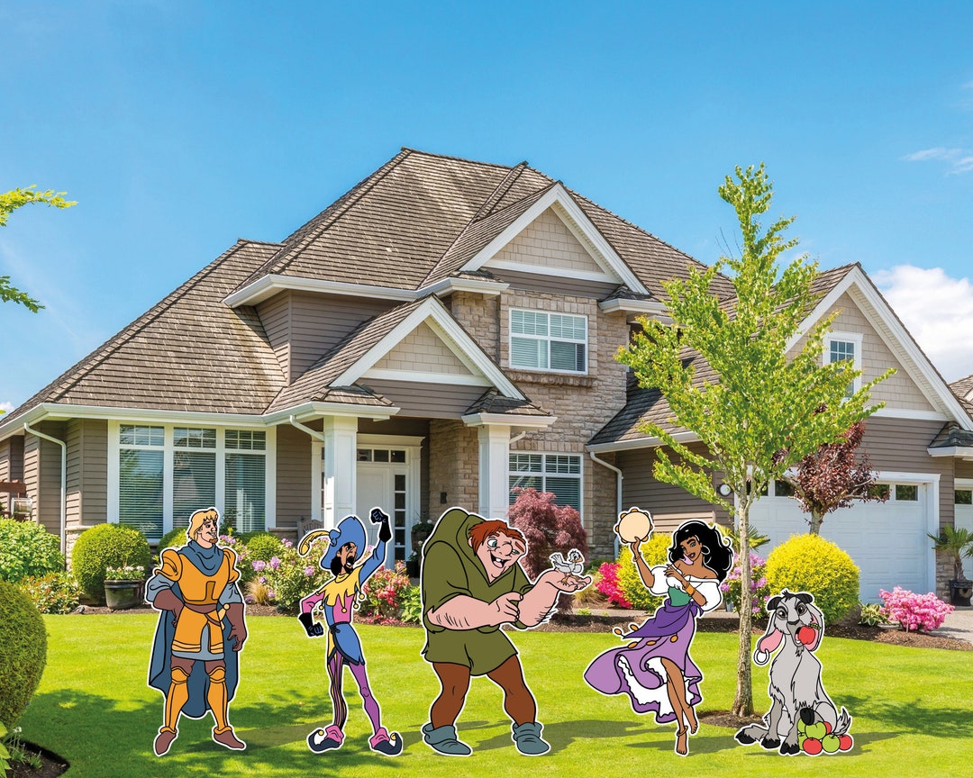 The Hunchback of Notre Dame Birthday Cutouts and Yard Signs - Etsy