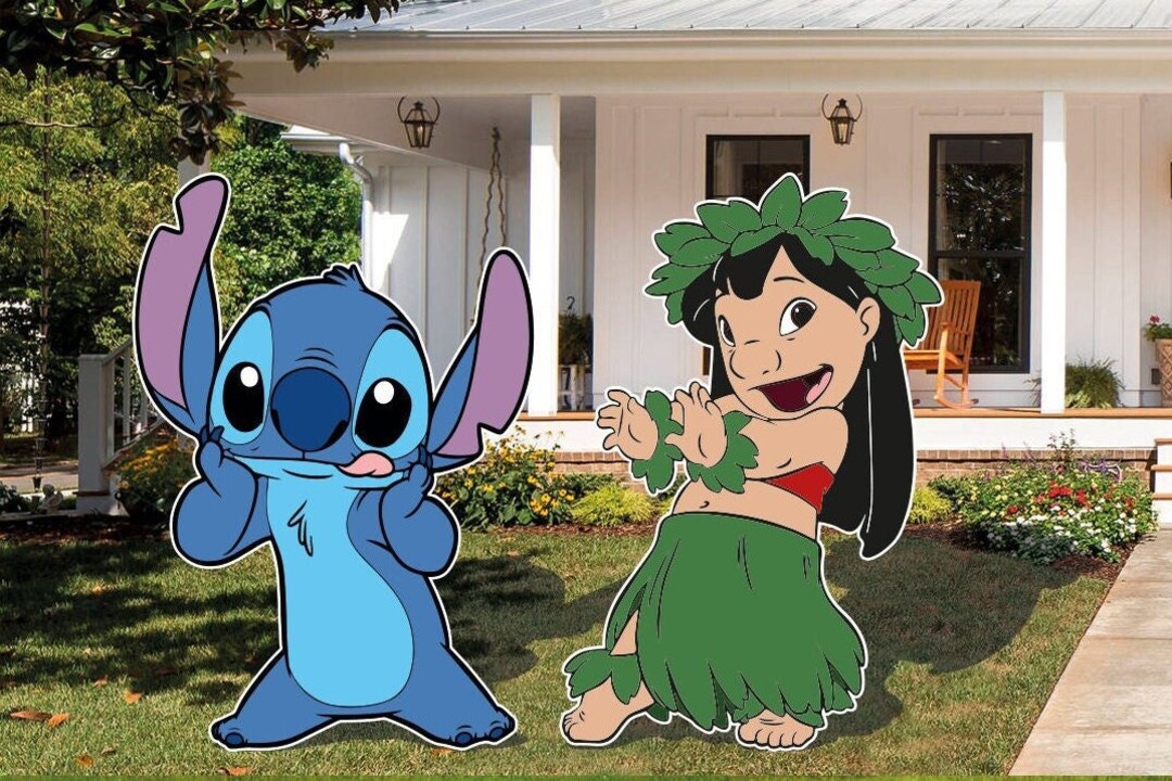 Lilo & Stitch Cutout and Yard Sign - Etsy