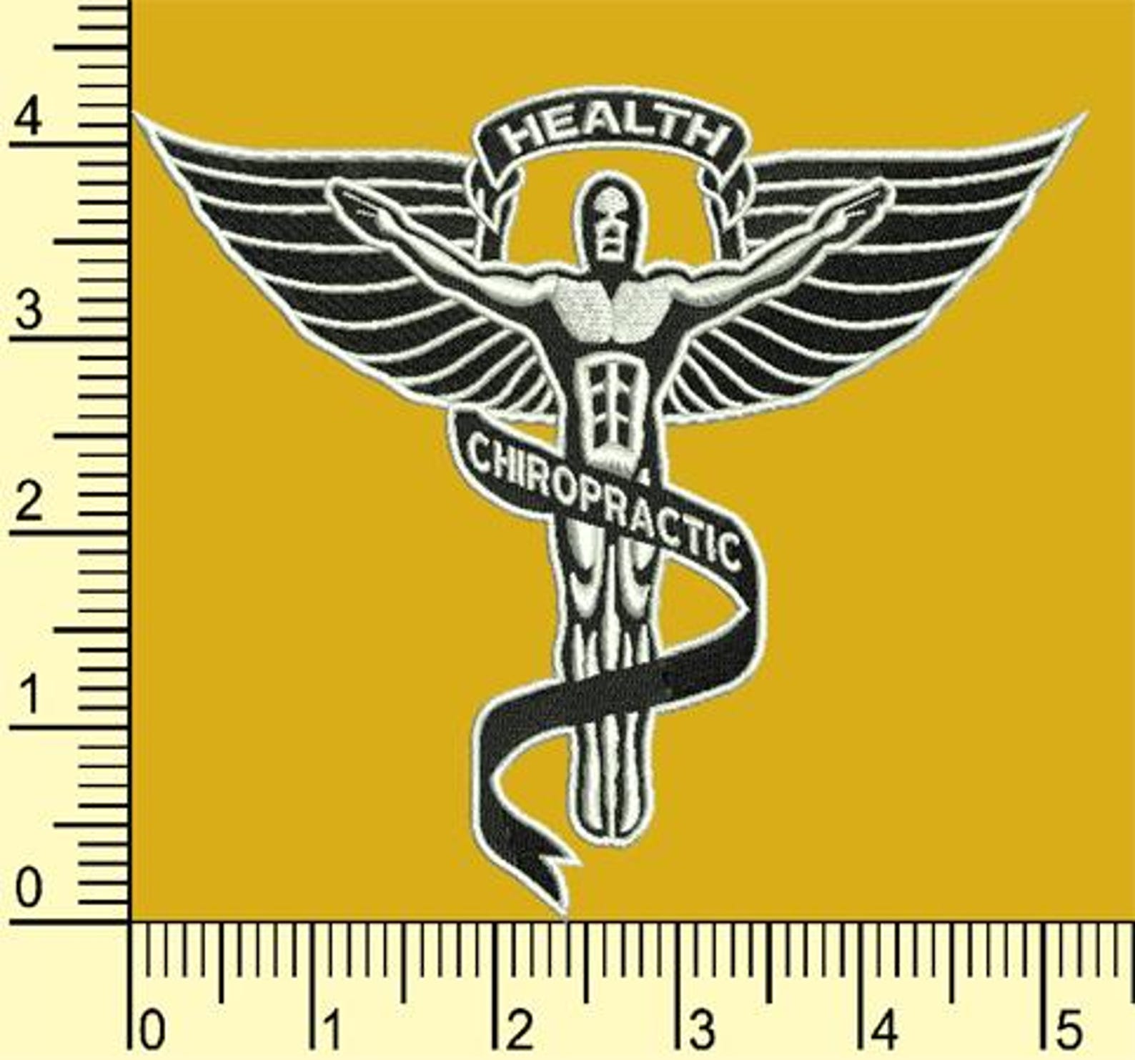 Chiropractor Health Embroidery Design One Size Instant Download - Etsy