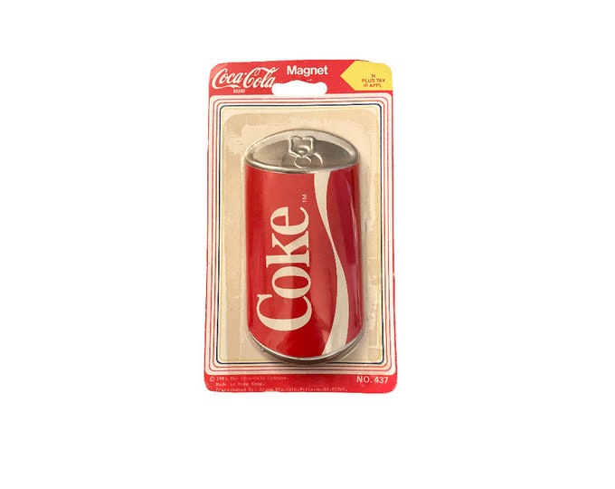 Rare Unopened 1985 COCA-COLA Can Refrigerator Magnet - Soda / Coke ...