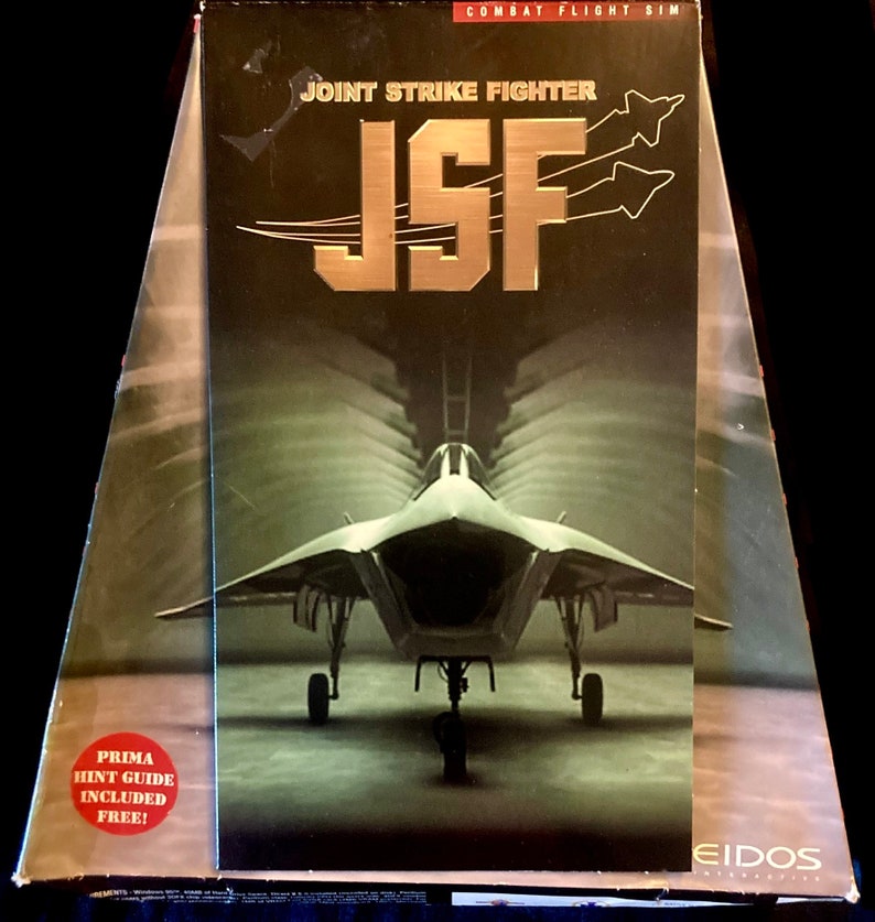 JSF Joint Strike COMBAT X35 Fighter Jet Flight Simulation PC Computer ...