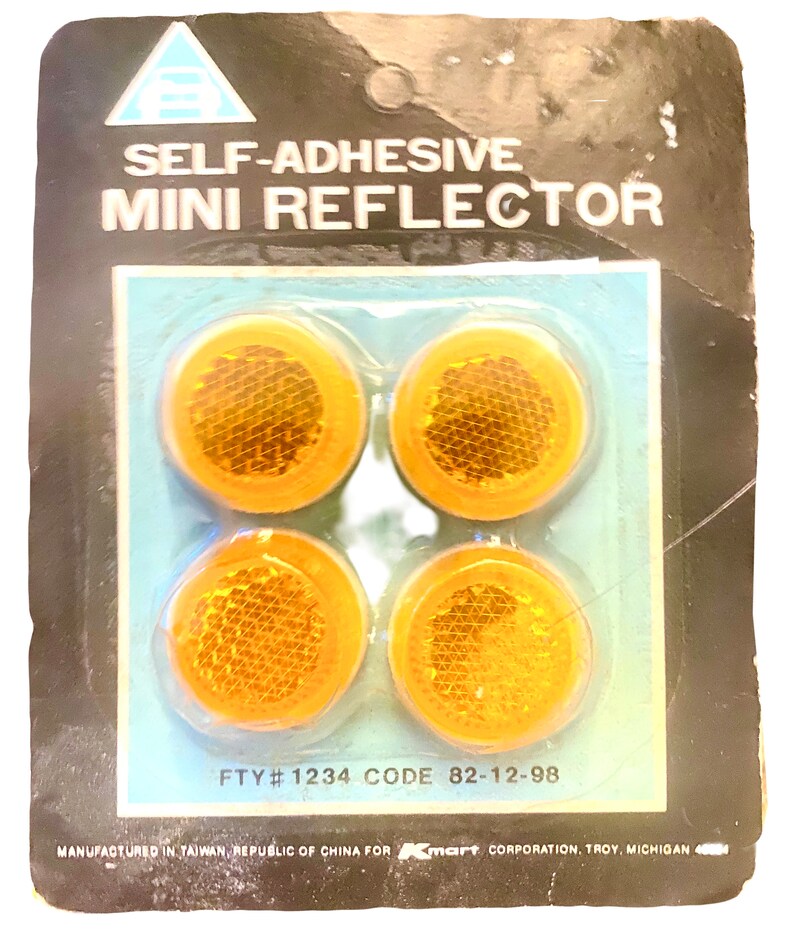 4 Miniature KMART Self-adhesive Universal Reflectors - Etsy