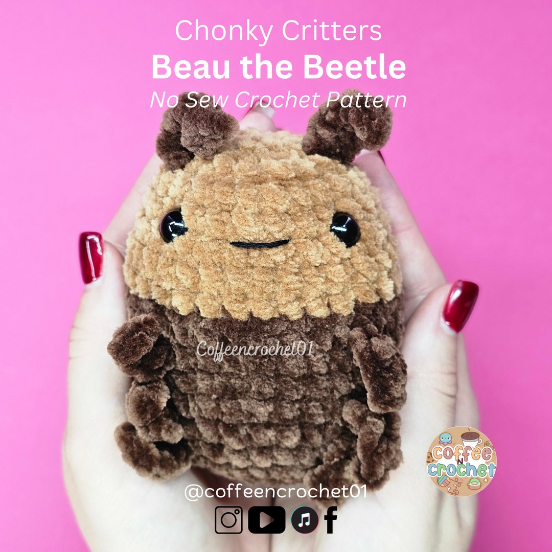 No Sew Beetle Crochet Pattern: Beau Amigurumi (PDF Pattern) - Etsy