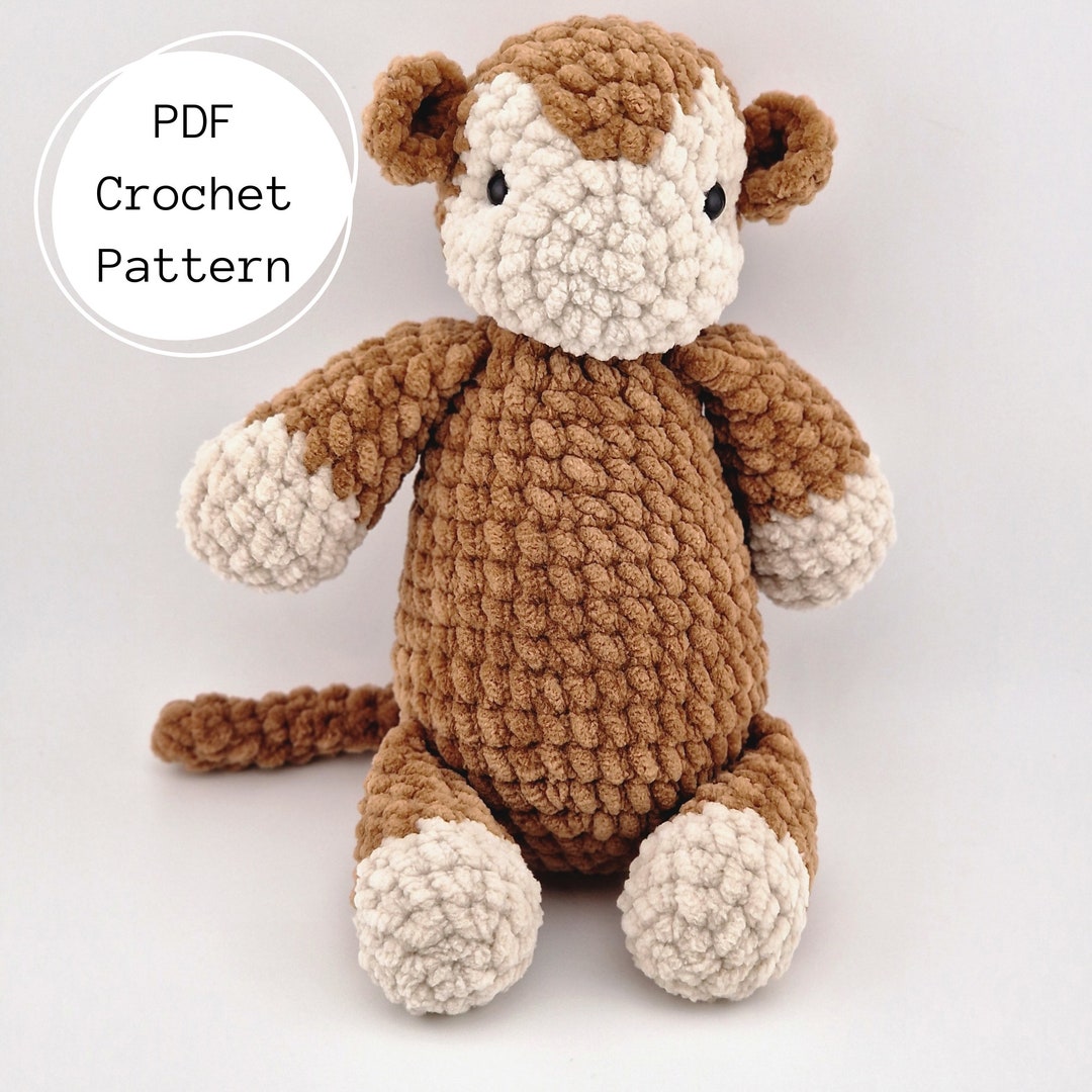 Misty the Monkey Crochet Pattern Amigurumi Pattern Monkey Pattern Zoo ...