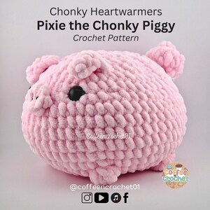 Chonky Pig Crochet Pattern Amigurumi Pig Pattern Farm Pattern Crochet ...