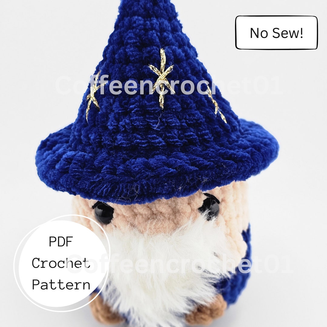Wizard Pattern Crochet Pattern Amigurumi Pattern Crochet Beginner ...
