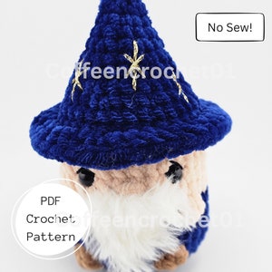 Wizard Pattern Crochet Pattern Amigurumi Pattern Crochet Beginner ...