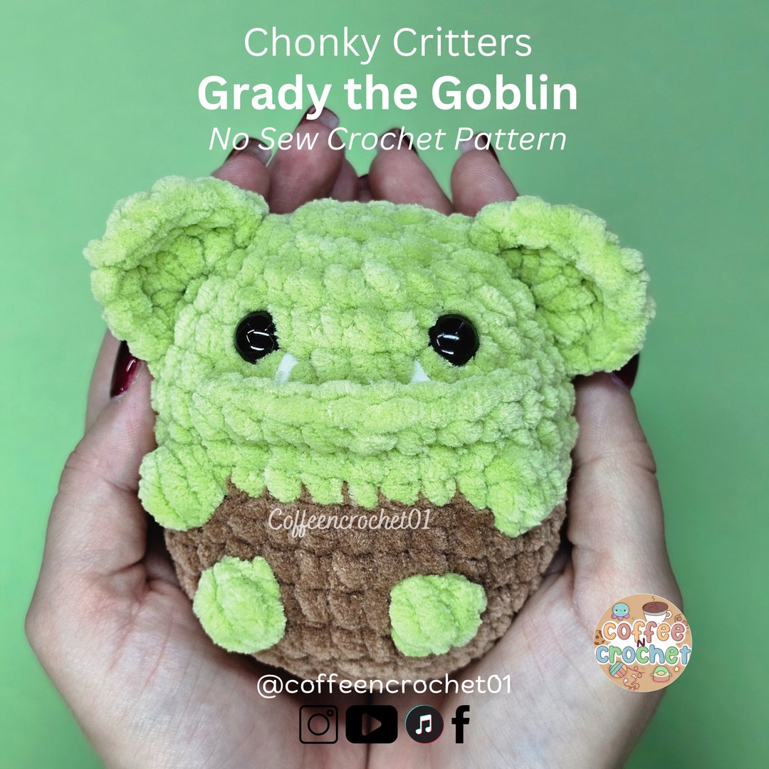 Goblin Crochet Pattern Amigurumi Pattern Crochet Beginner Tutorial ...