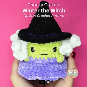 Witch Crochet Pattern Amigurumi Pattern Crochet Beginner Tutorial ...