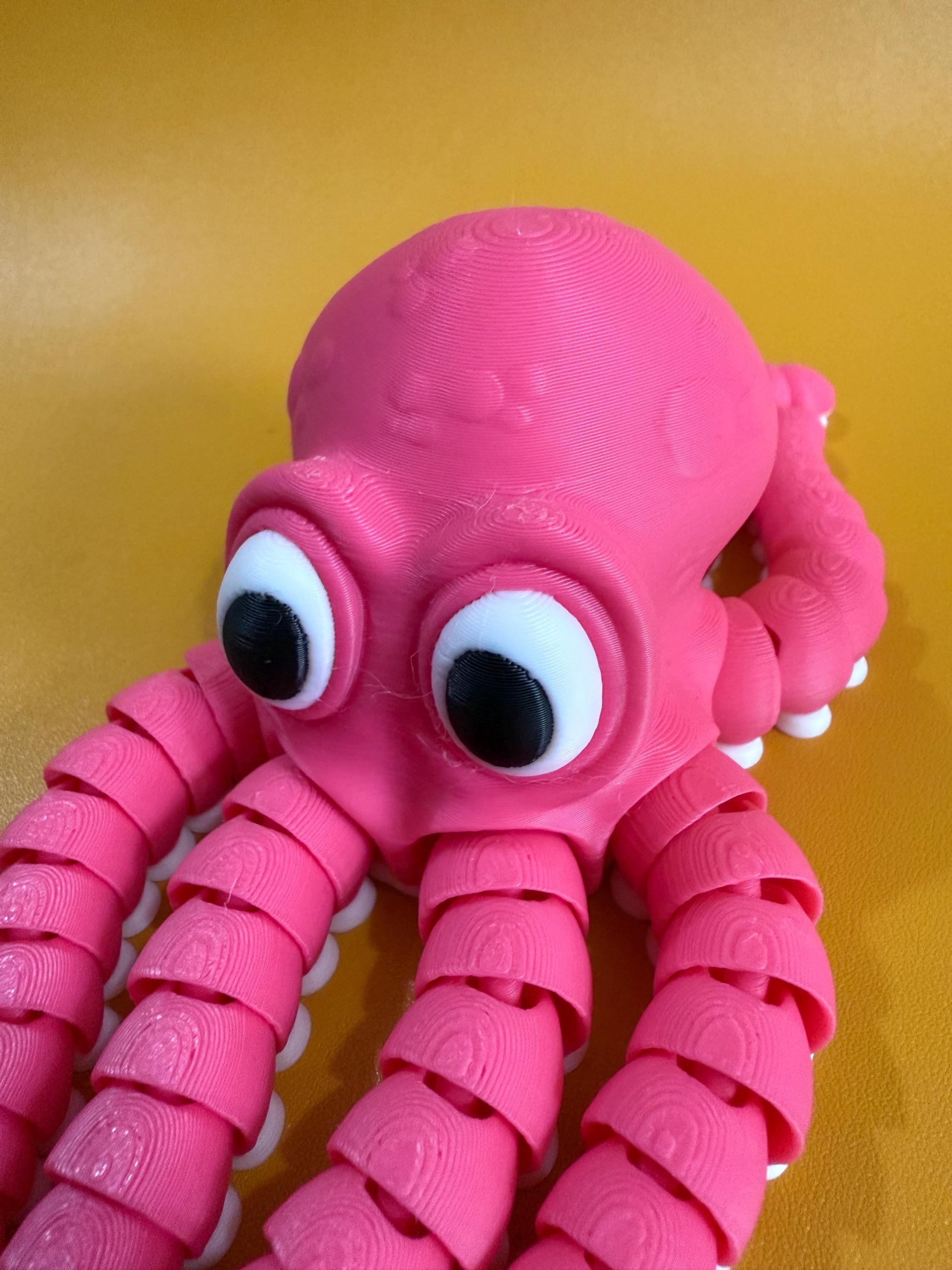 3D Printed Articulating Octopus – Flexi Fidget Desk Toy - Etsy UK