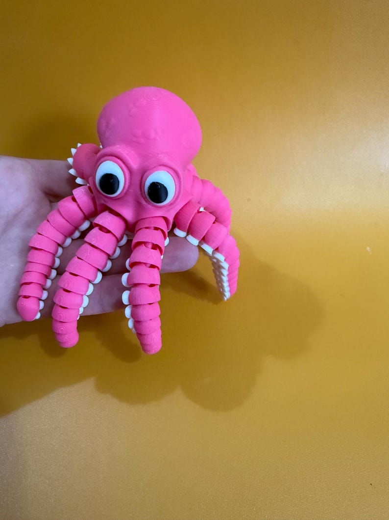 3D Printed Articulating Octopus – Flexi Fidget Desk Toy - Etsy UK