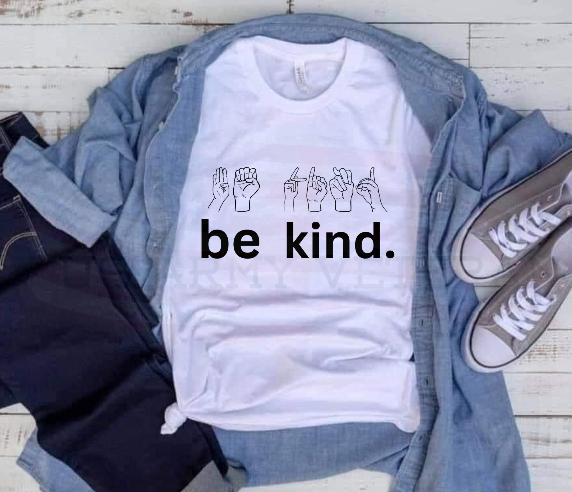 Be Kind Svg & Png Sign Language Car Decal SVG T Shirt PNG - Etsy Australia