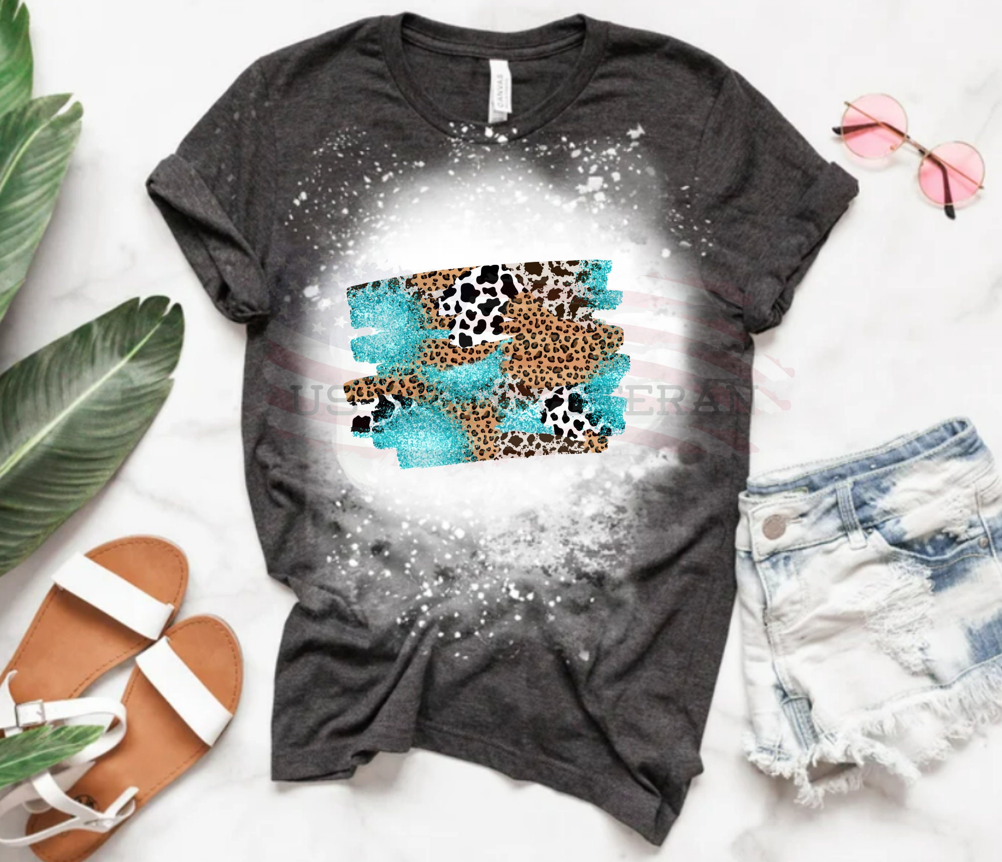 Cow Leopard Png Print Splat Background Sublimation Design PNG - Etsy