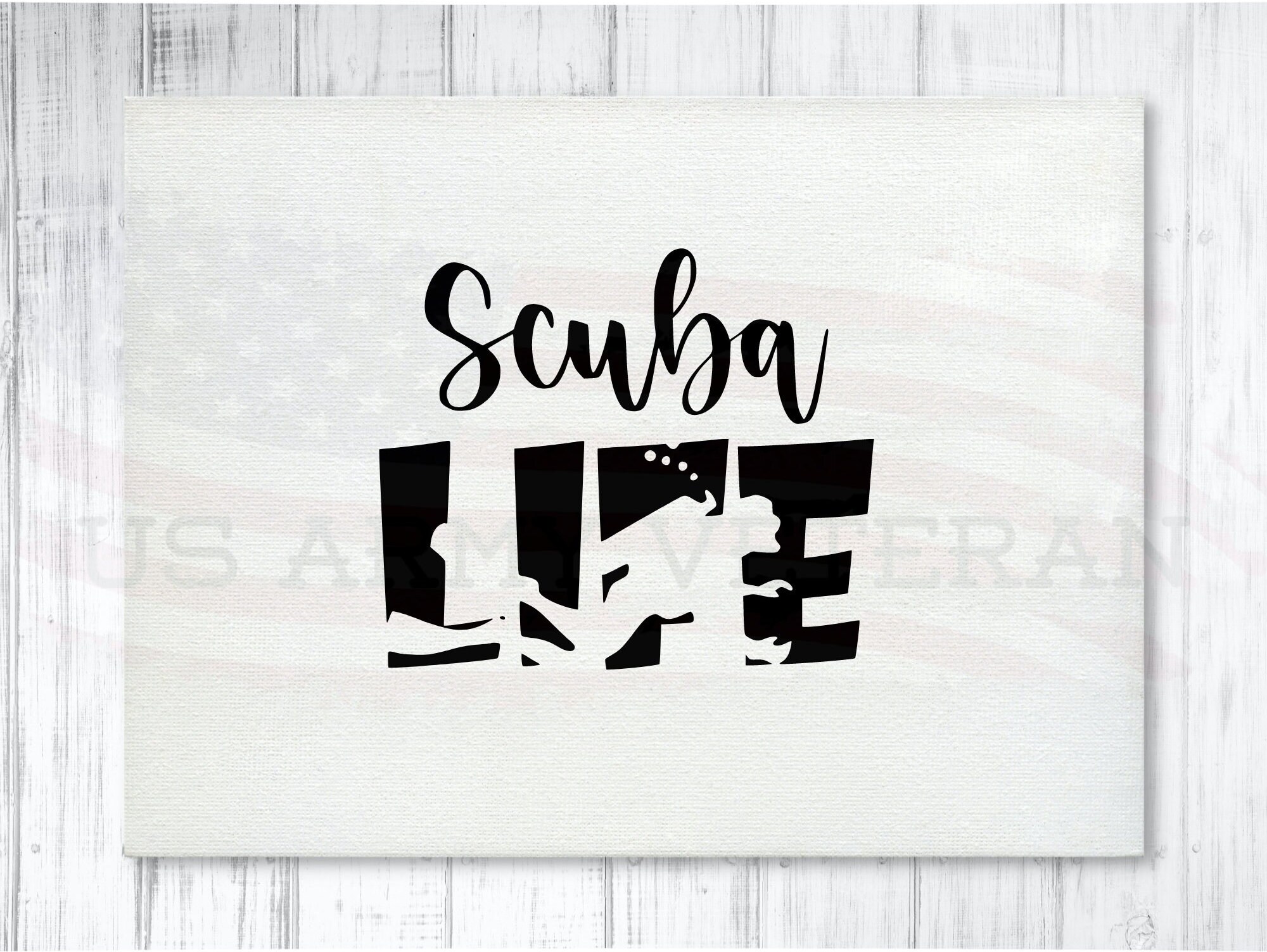 Scuba Life SVG, Scuba Diver SVG, Silhouette Svg, Cricut Svg, Instant ...