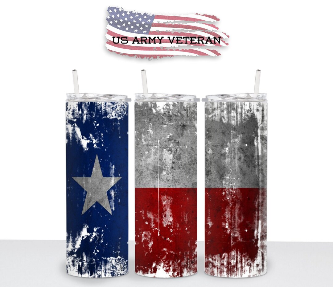Texas Flag Tumbler Wrap, 20oz Skinny Tumbler, Print, Sublimation ...