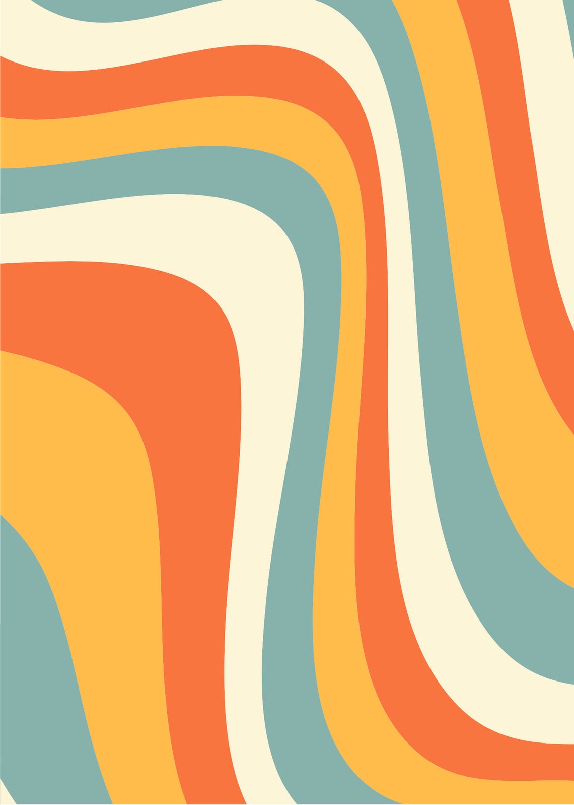 Editable 70s Retro Groovy Birthday Invitation, Canva Printable Download ...