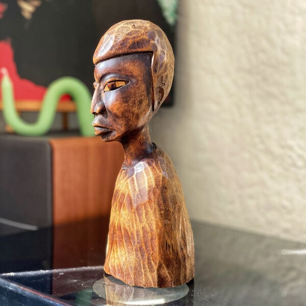African Male Statue - Etsy